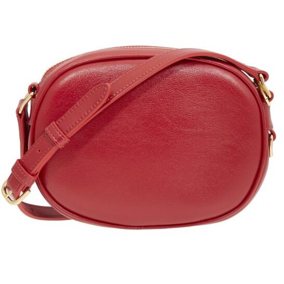 Celine | Bags | Celine Small C Charm Red Shoulder Bag | Poshmark